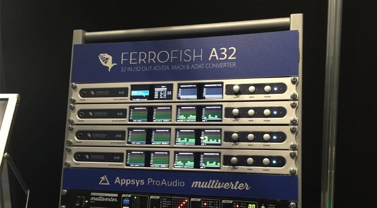 FERROFISH announces new A32pro & A32pro Dante AD/DA Converters - gearnews.com