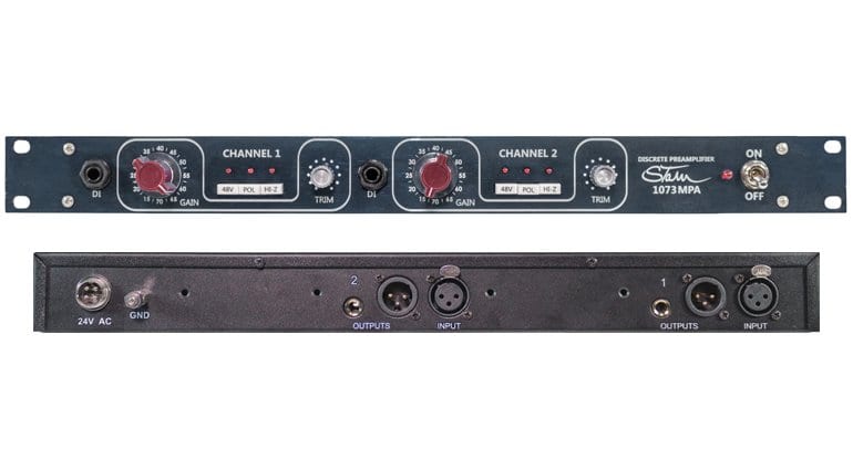 Stam Audio launch 1073 MPA dual channel mic pre-amp - gearnews.com