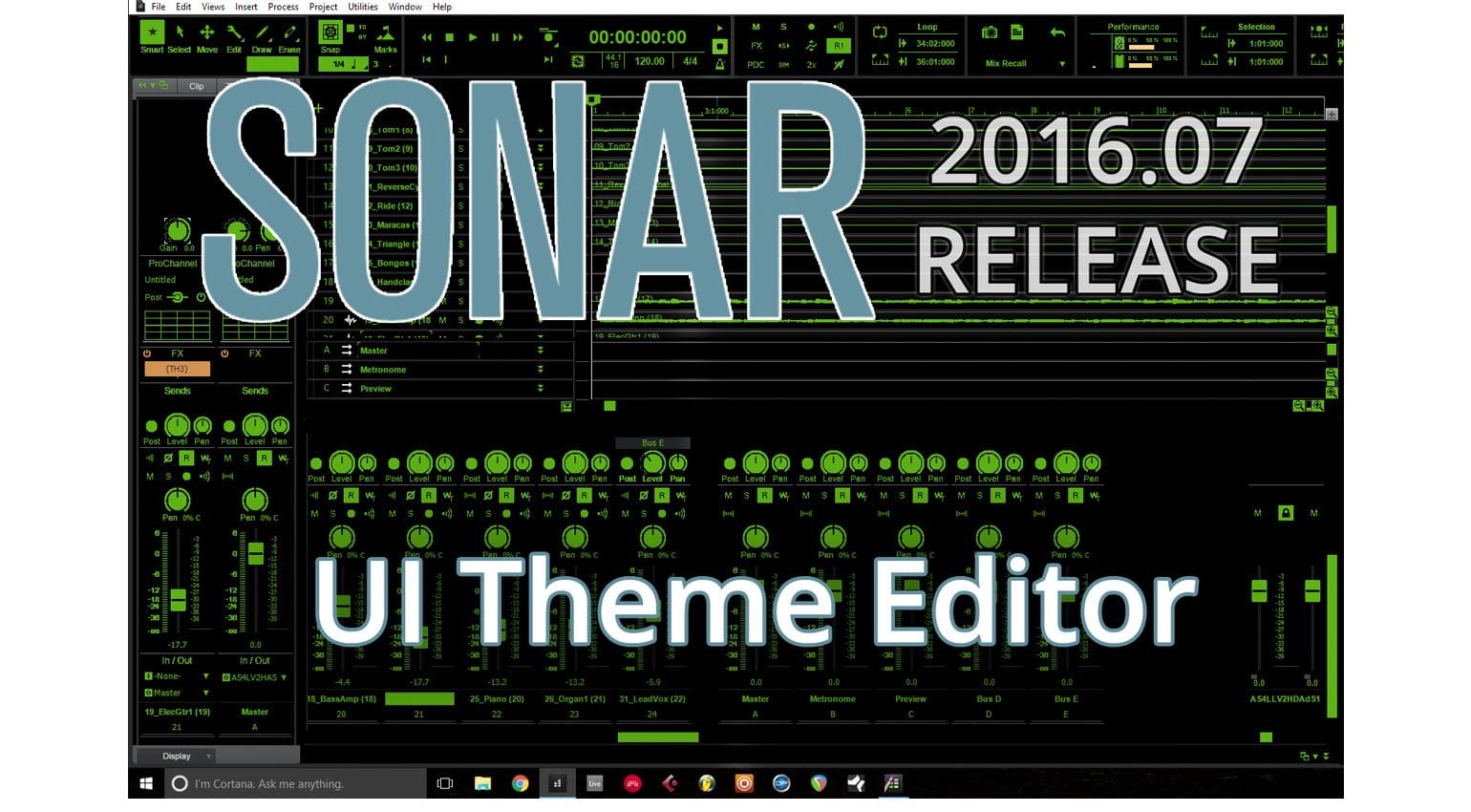Skinning Sonar with Cakewalk's Theme Editor - gearnews.com