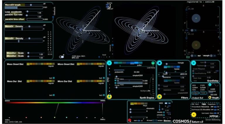 sonicLAB's musical sci-trip Cosmosf Stochastic Synth attains version 3 - gearnews.com