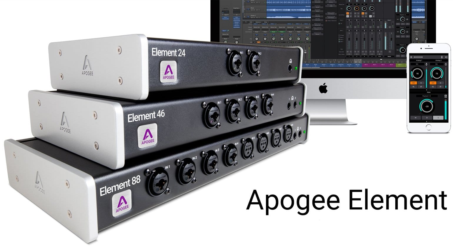 Apogee Element Series Thunderbolt Interfaces - gearnews.com