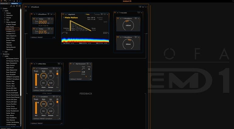 HOFA System 1 modular mixing plug-in released - gearnews.com