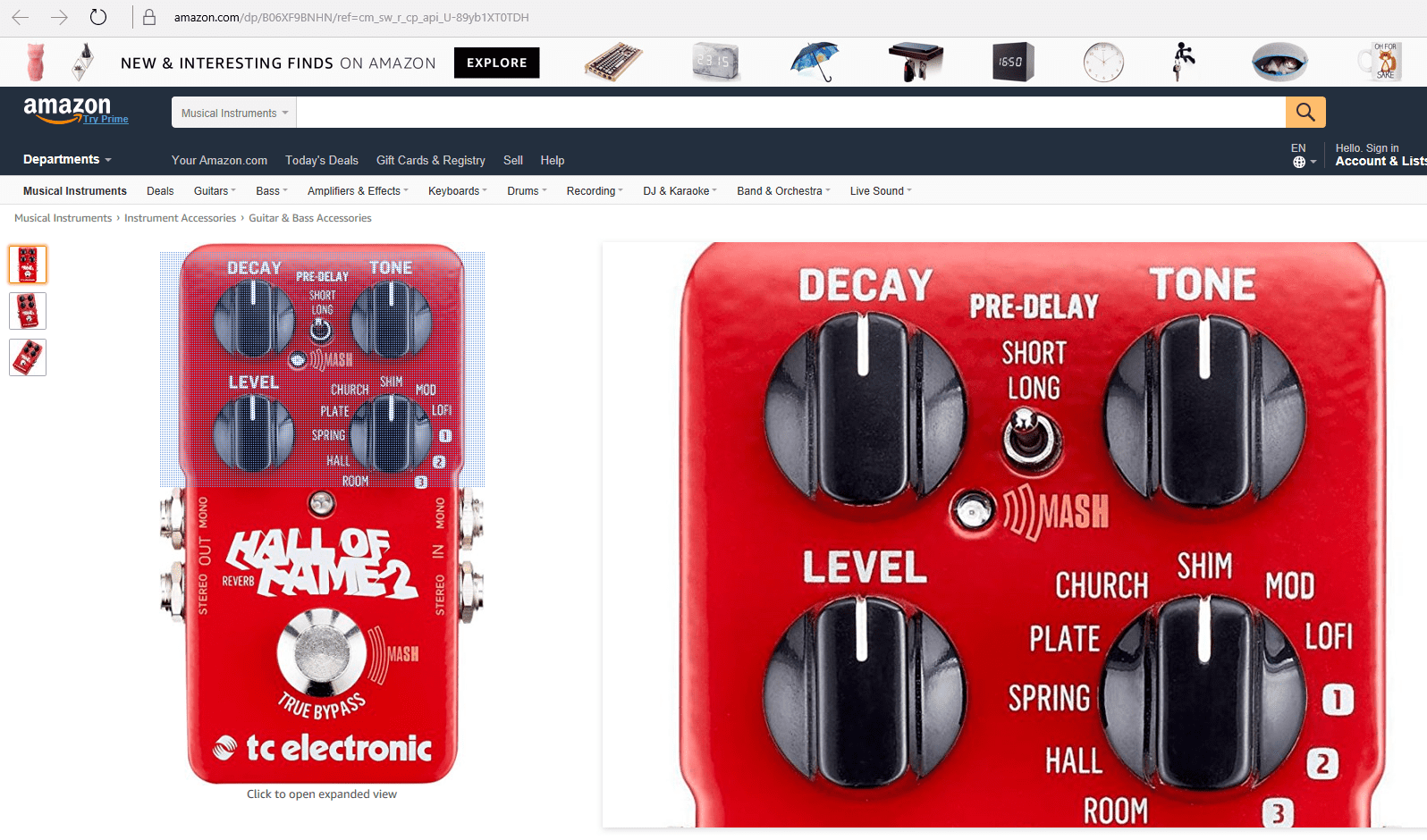 TC Electronic “Mash” Teaser - New Hall Of Fame 2 leaked on Amazon ...