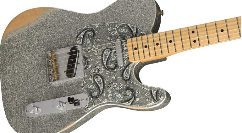 Fender gets sparkly with Brad Paisley Road Worn Telecaster - gearnews.com