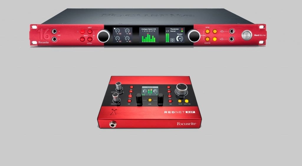Focusrite Red 16Line and RedNet X2P audio interfaces are out on the ...
