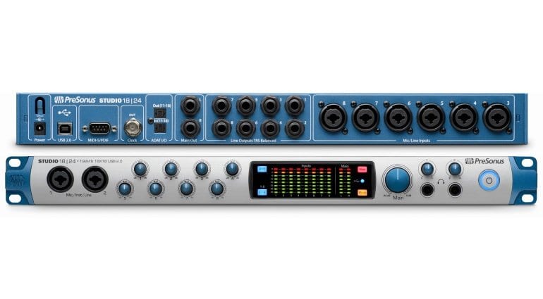 NAMM 2018: PreSonus debuts Studio 1810 and 1824 rackmountable USB ...