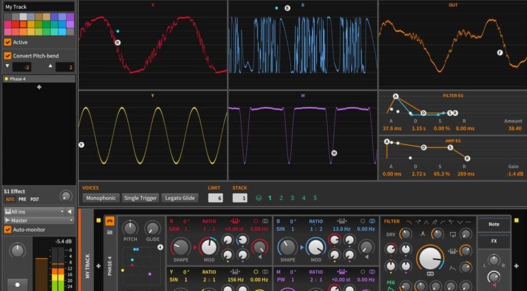 Bitwig Studio 2.3: Phase synth, Expanded devices and time signatures - gearnews.com