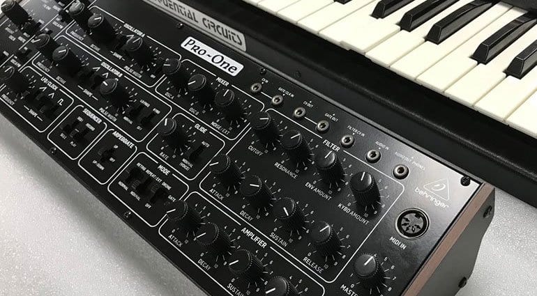 Behringer reveal first photo of the Pro-One Sequential Circuits clone ...