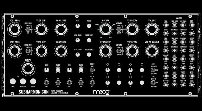 Moog reveal the front panel of the Subharmonicon that you can build at ...