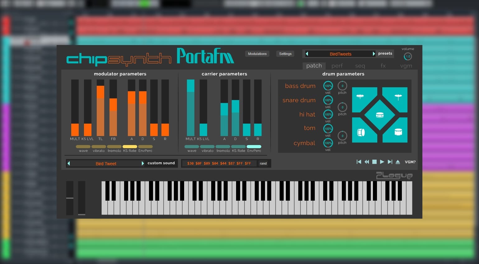 Plogue Chipsynth OPS7 bit-accurate emulation of the DX7 - gearnews.com