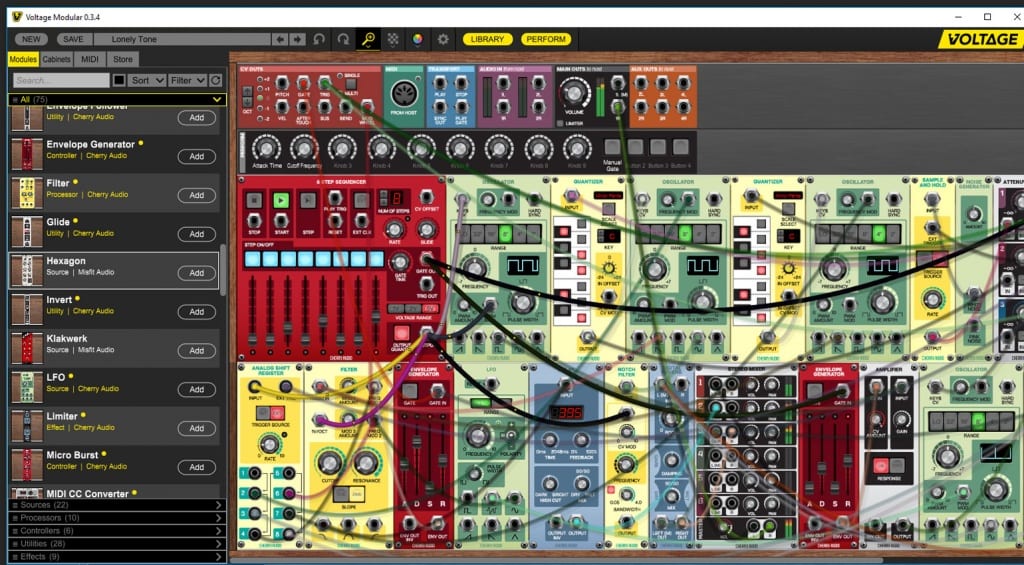 Voltage Modular 2.0: Endless patch sockets, Busses, Variations, audio ...