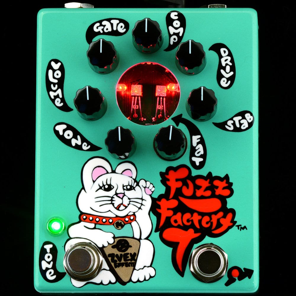 ZVex Silicon Fuzz Factory 7 - Dirty velcro synth fuzz in a box ...