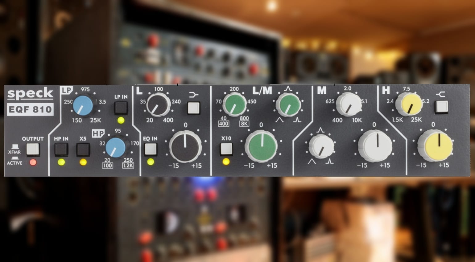 Speck EQF-810: A classic parametric EQ in a compact half-rack format ...