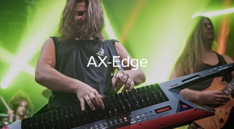 Roland's AX-Edge keytar with custom blades couldn't be more metal ...