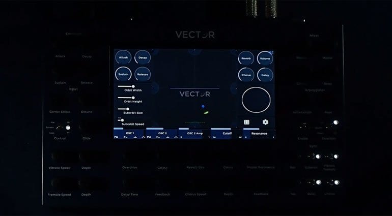 Teaser video of a Vector Digital Hardware Synthesizer - gearnews.com