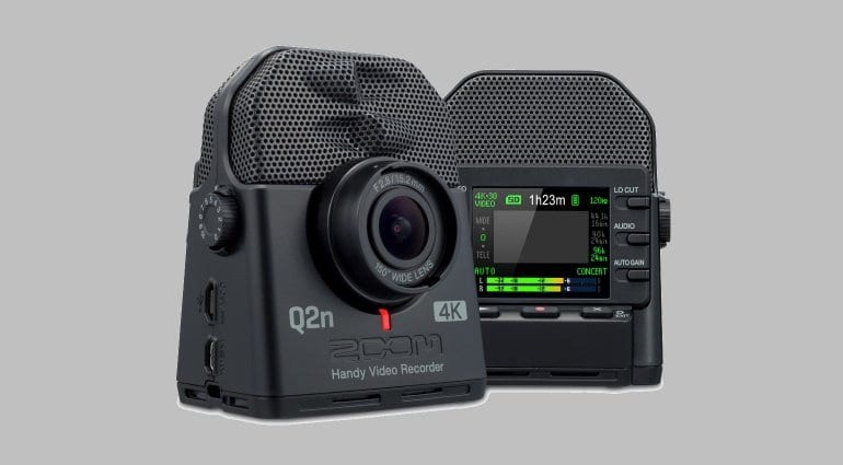 The Zoom Q8n-4K video content camera is now available in stores!