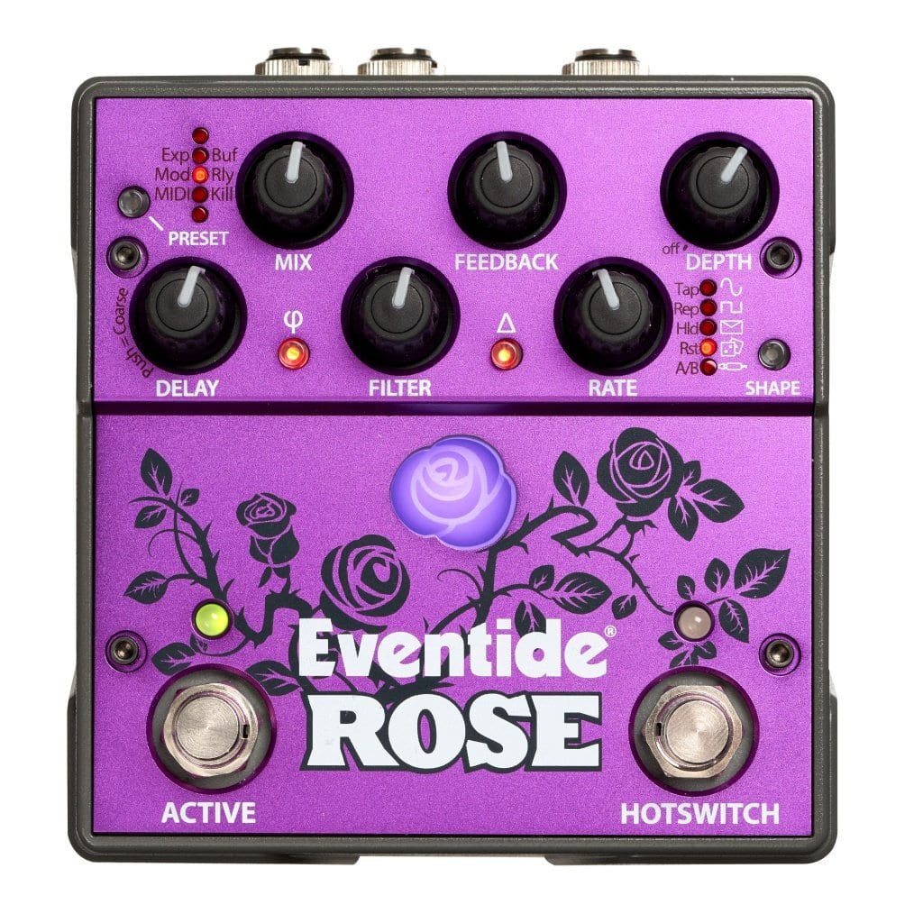 NAMM 2019: Eventide Rose, a new BBD-style modulated delay pedal - gearnews.com