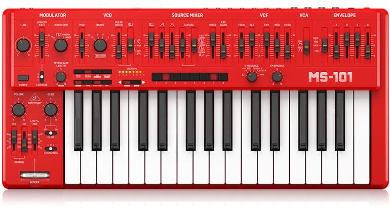 Behringer MS-101 is officially released and check out our sound demo - gearnews.com