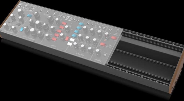 Behringer reveals a useful 3-tier Eurorack stand for their 104HP case ...