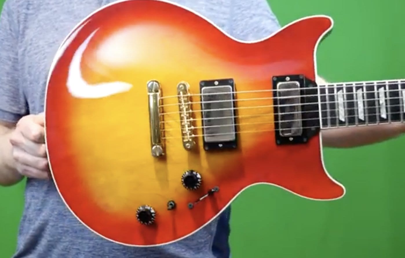 New Gibson guitar model? Prototype seen at CES Show - gearnews.com
