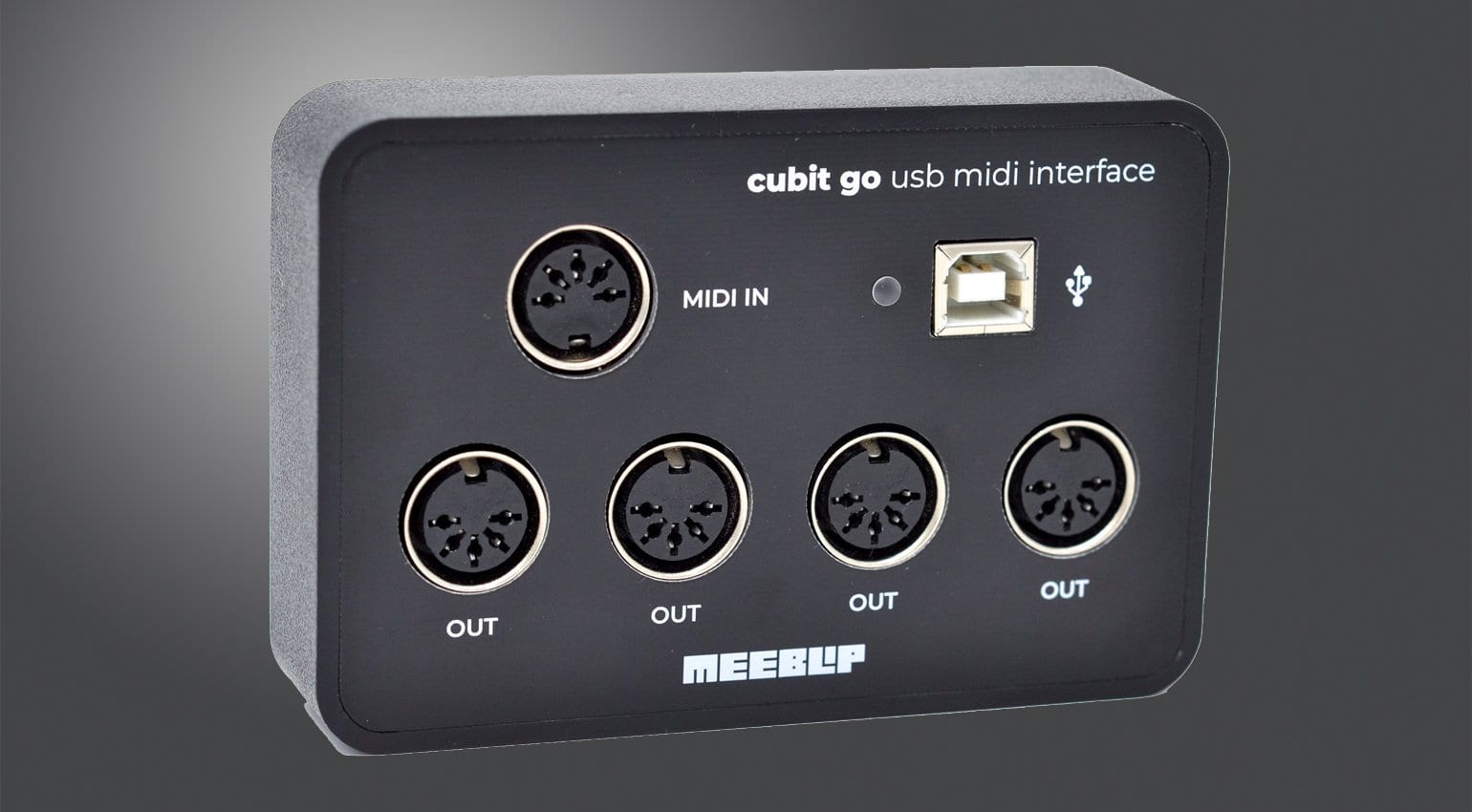 MeeBlip releases the cubit go MIDI interface and splitter / thru box ...
