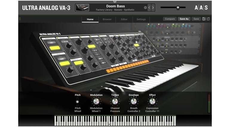 AAS releases Ultra Analog VA-3 two-voice virtual analog synthesizer ...
