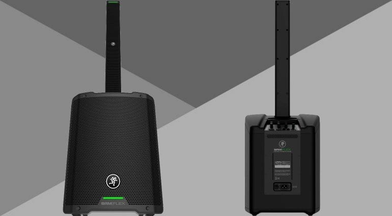 SRM-Flex: Mackie intros ultra-compact portable column PA system ...