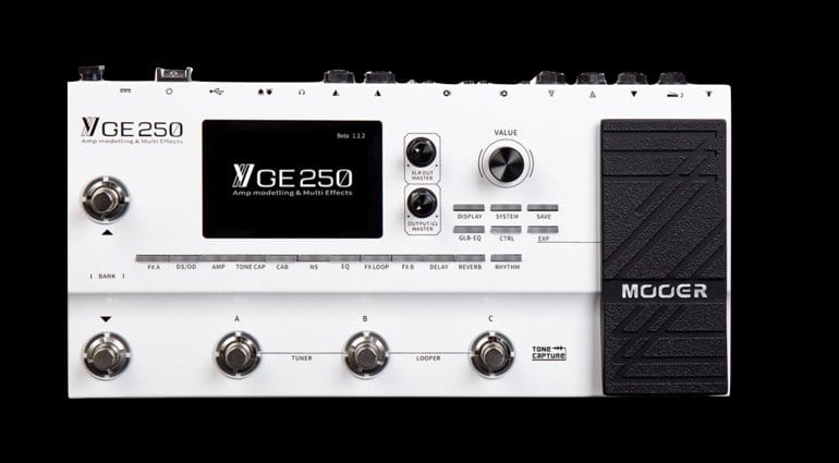 Mooer has just announced the GE250 multi-effects processor - gearnews.com