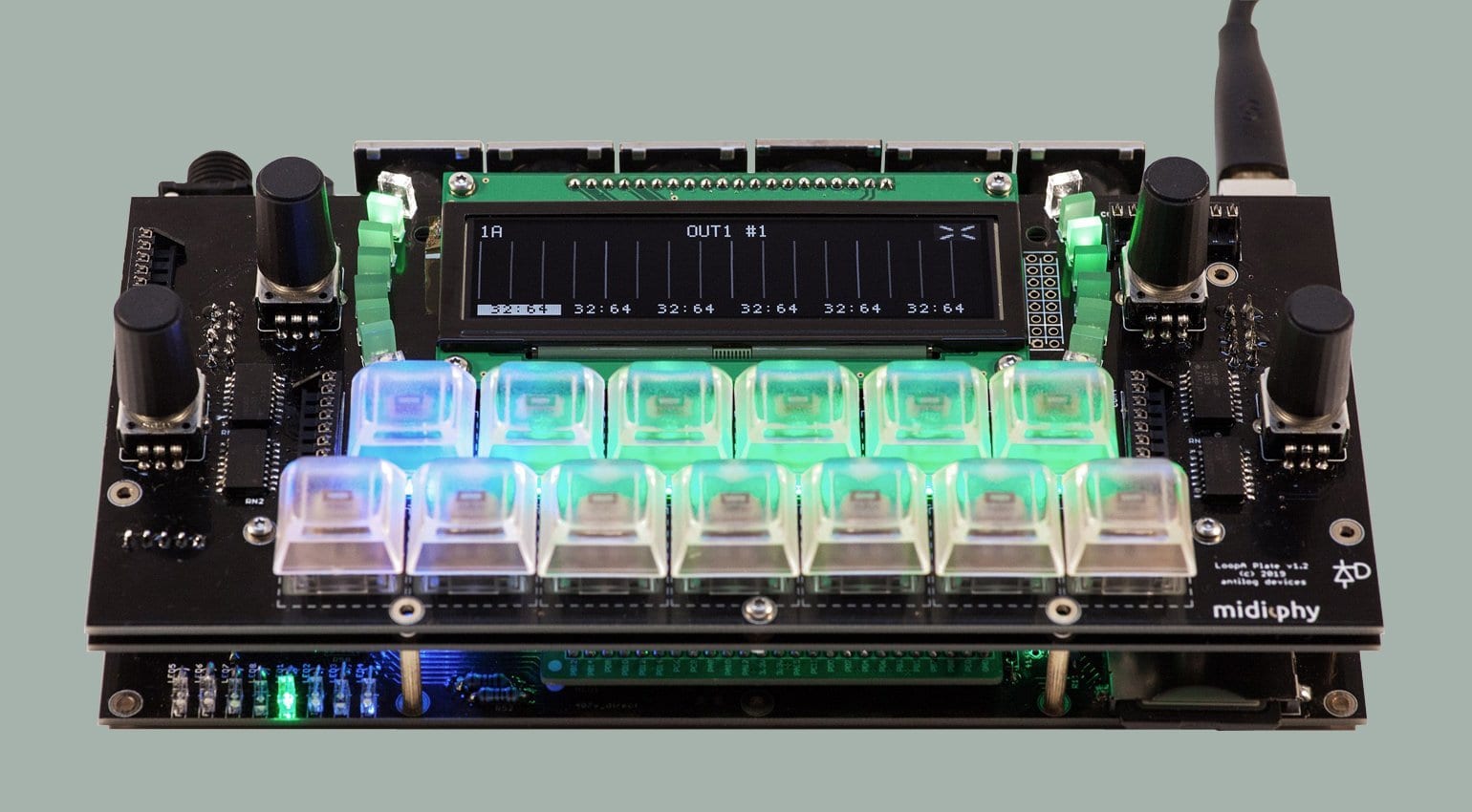 Midiphy Loopa Polyphonic Diy Midi Sequencer And Looper
