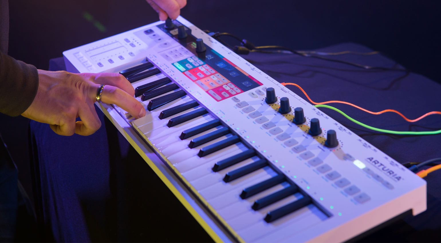 Arturia's Keystep Pro 4-track polyphonic sequencer and keyboard ...