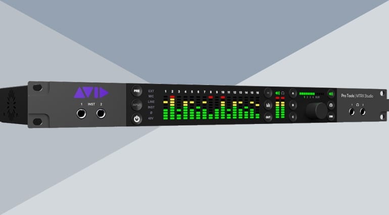 NAMM 2020: AVID Pro Tools 2020, MTRX Studio interface, HDX-TB3 chassis ...