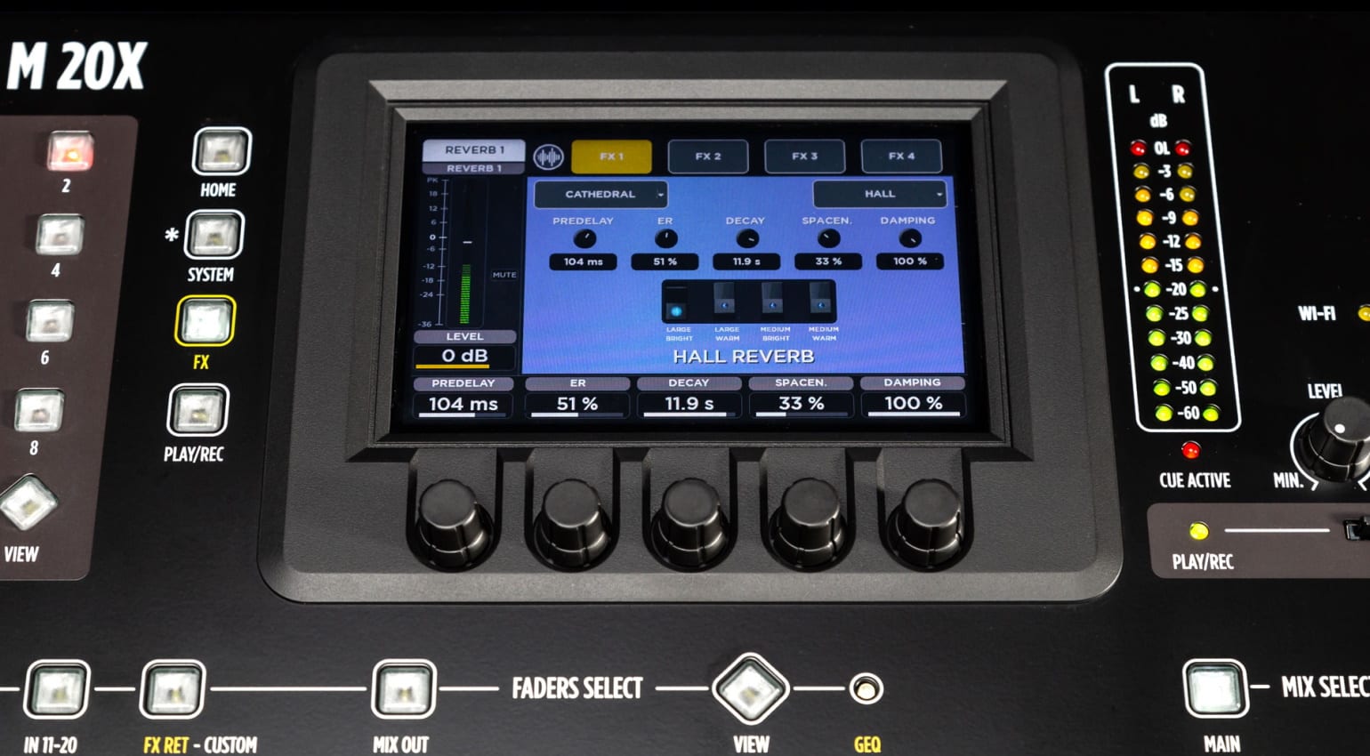 RCF intros M 20X & M 20XD compact live mixers with DSP and networking ...