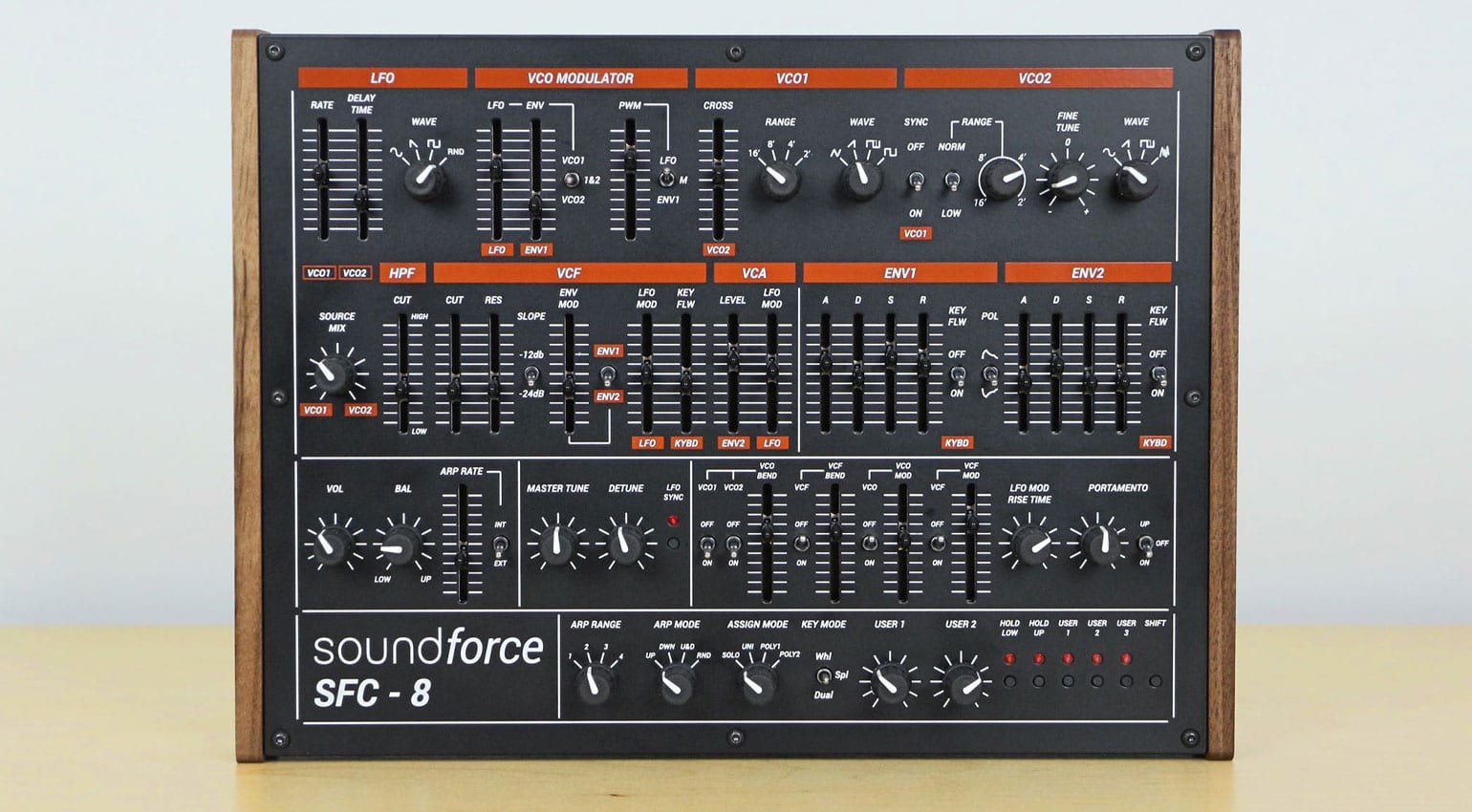 Soundforce Sfc 8 Jupiter 8 Style Midi Controller For Software And