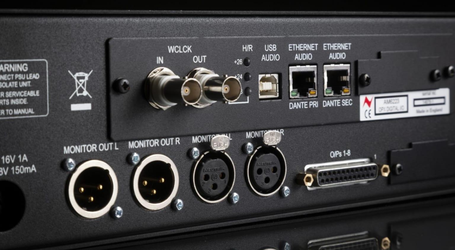 AMS Neve 1073 OPX: An 8-channel Neve preamp with USB and Dante audio ...