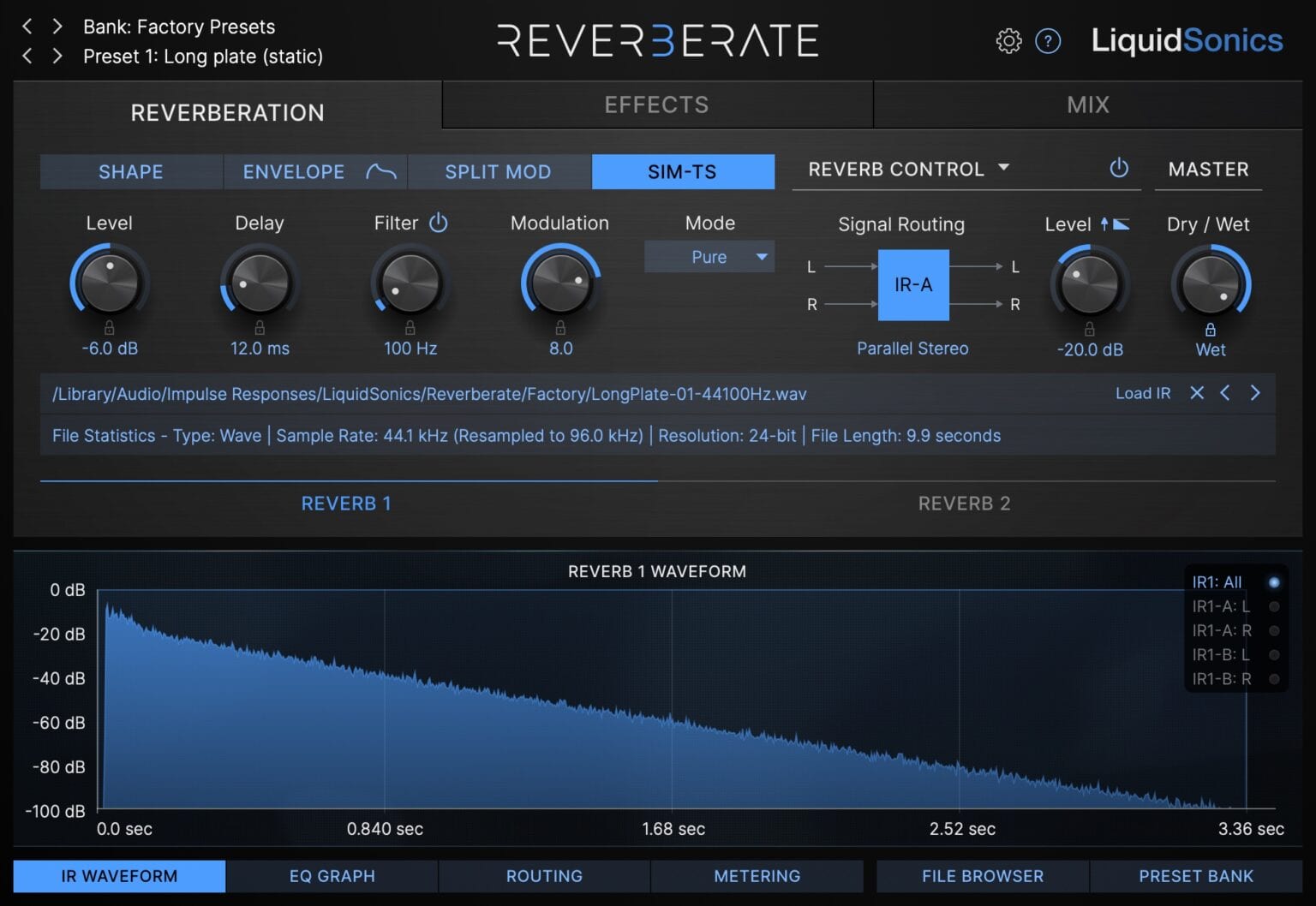 LiquidSonics Reverberate 3: an advanced reverb for convolution lovers ...