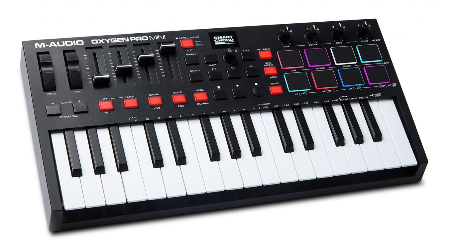 M-Audio Oxygen Pro: The Oxygen keyboard controller is all grown-up now ...
