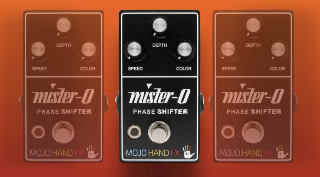 The new Mojo Hand FX Mister-O Phase Shifter is packed with classic '70s ...