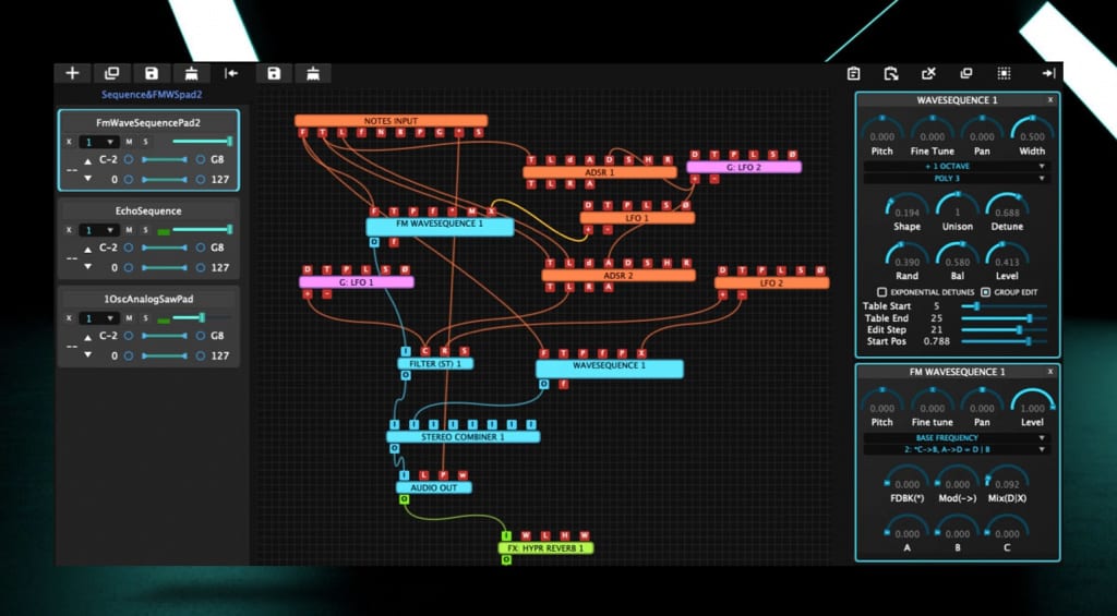 Hyperion: Multi-layer Modular engine from Tracktion - gearnews.com