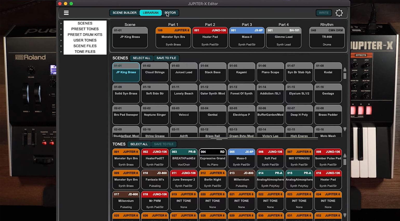 JUPITER-X Editor: Roland releases a free editor for the JUPITER-X and ...