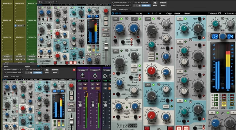 bx_console AMEK 9099: Neve-designed 9098i analog mix console emulation ...