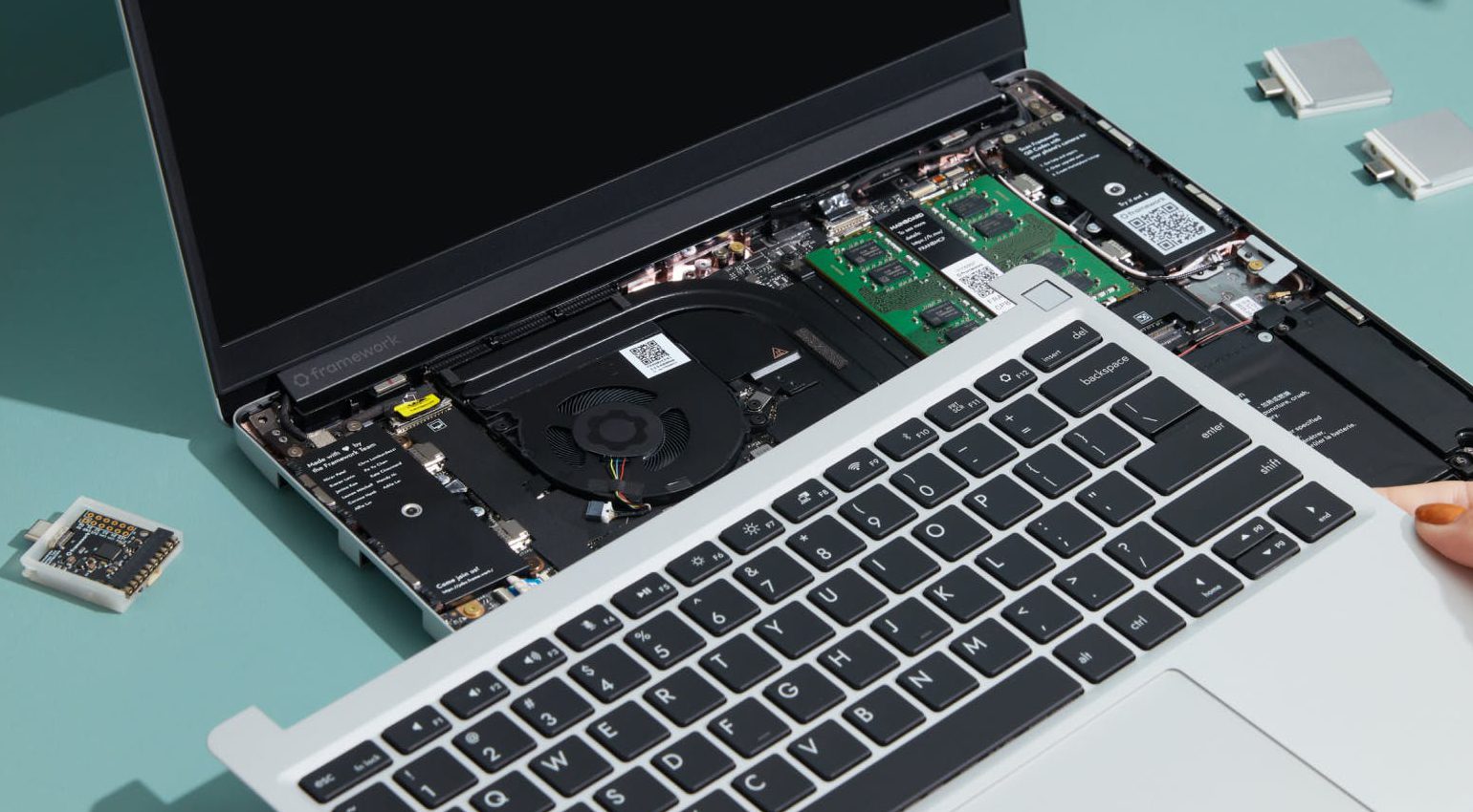 The Framework laptop is now in stock and available for order