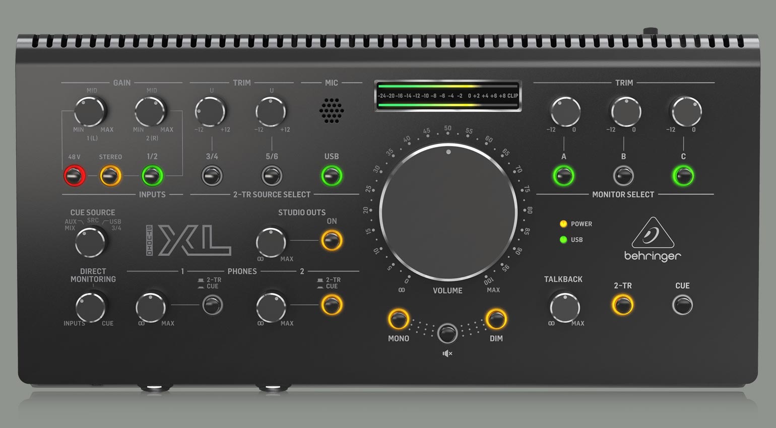 Behringer STUDIO XL: More ins and outs for recording and monitoring ...