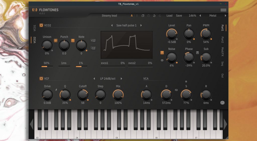 Flowtones: Virtual analog synthesizer in VSTi form - gearnews.com
