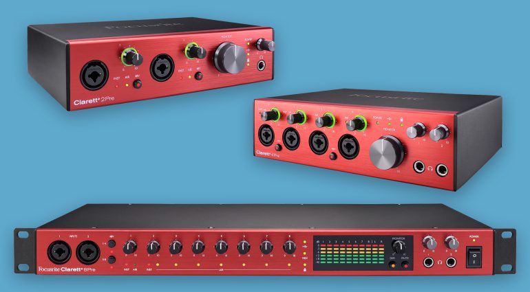 Focusrite Clarett+: The Clarett range of audio interfaces gets an ...