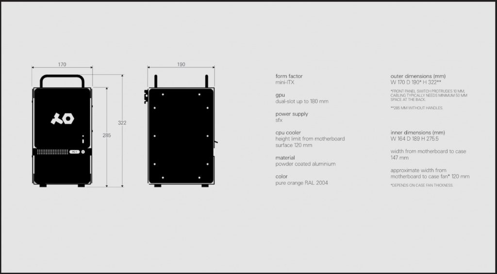 The Teenage Engineering Computer-1: a DIY desktop PC chassis kit