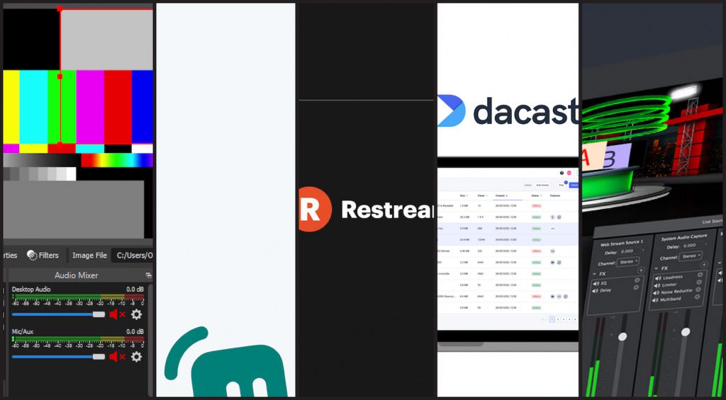 5 of the best streaming software solutions for YouTube, Twitch and Facebook