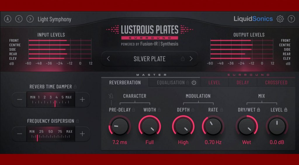 LiquidSonics Lustrous Plates Surround: 10 reverb modes for ...