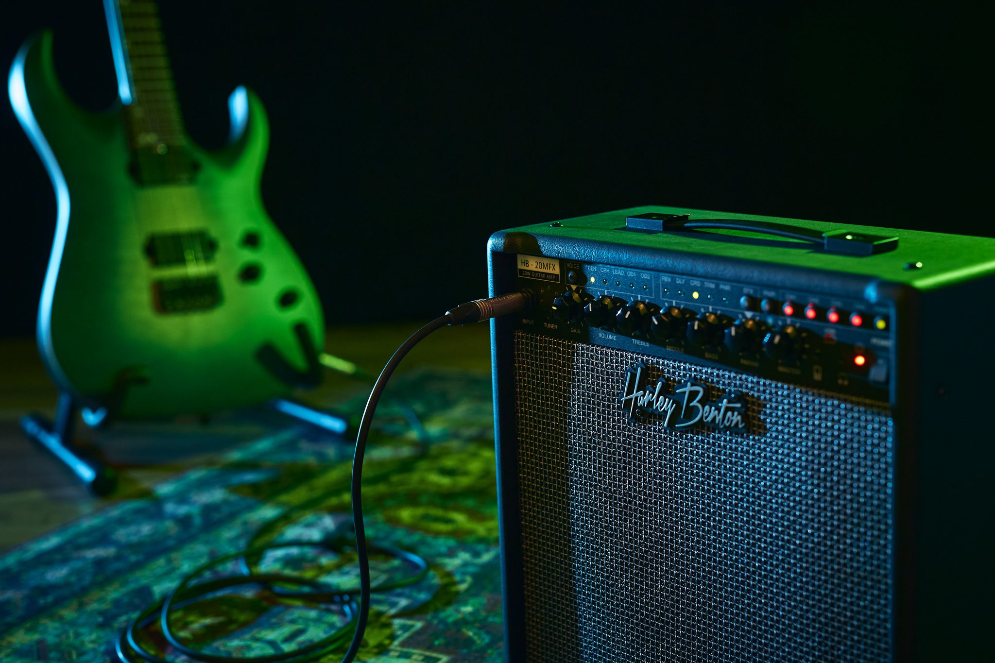 Two new modelling amps from Harley Benton: HB-20MFX and HB-40MFX ...