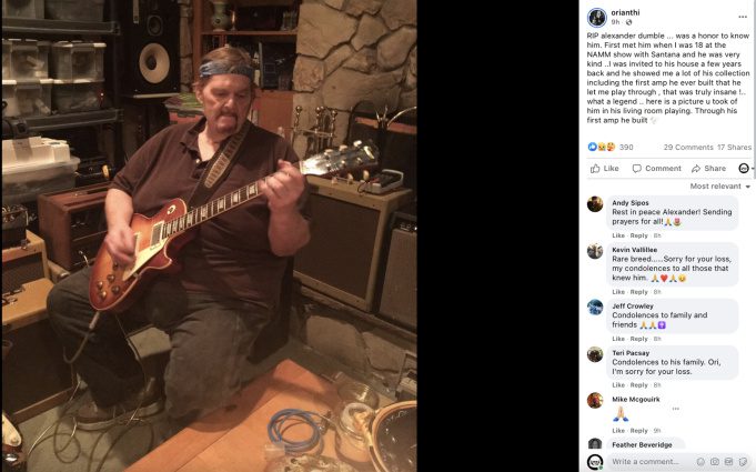 Howard Alexander Dumble, amp designer to the stars, passes - gearnews.com