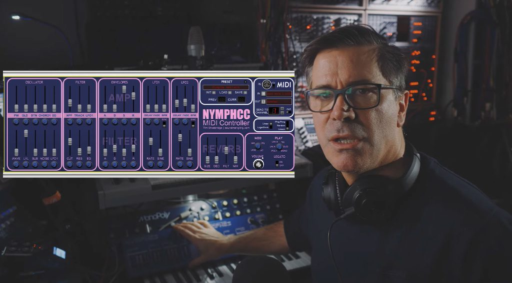 NymphCC software controller/editor for Dreadbox Nymphes with added CV control and Polychaining ...